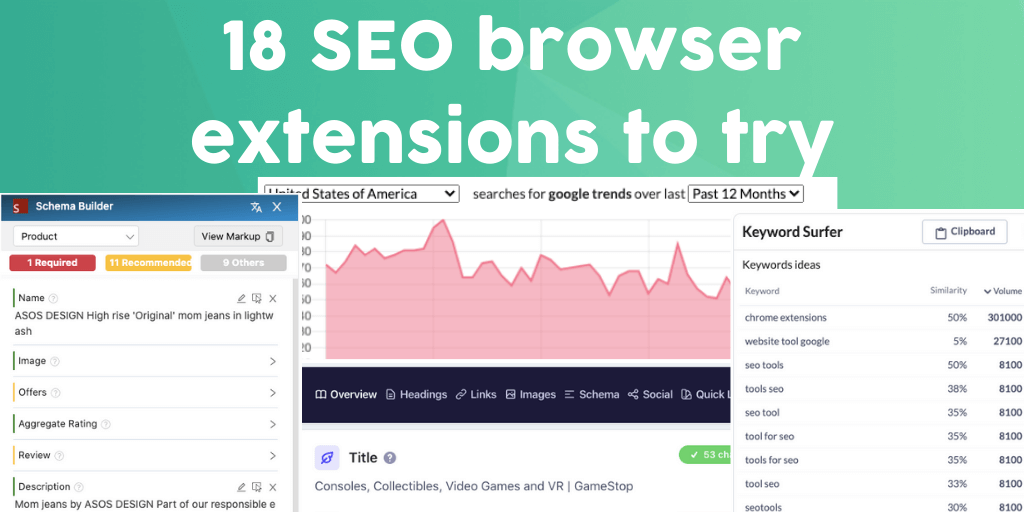 18 Free SEO Browser Extensions that Actually Work