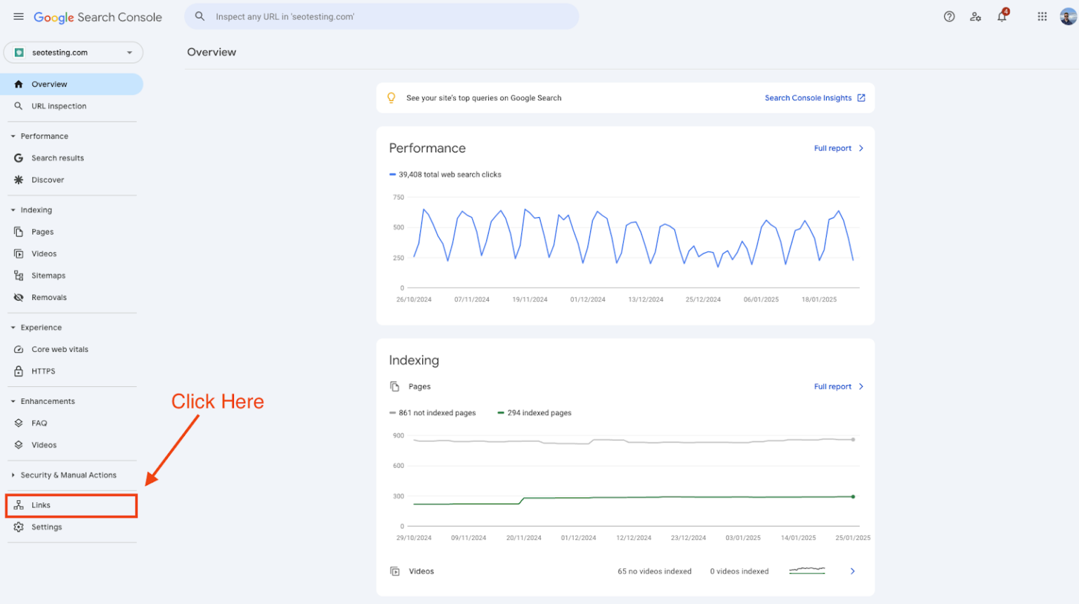 How To Use The Links Report In Google Search Console Seotesting